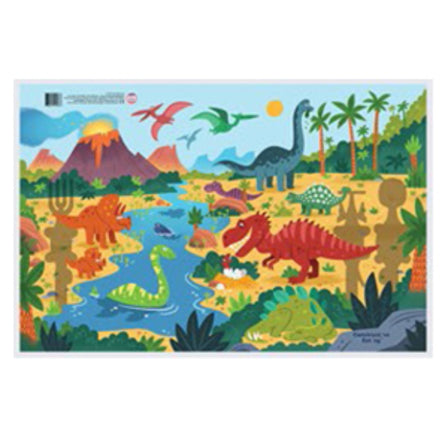 Constructive Eating Dinosaur Themed Placemat for Kids – Mikki & Me